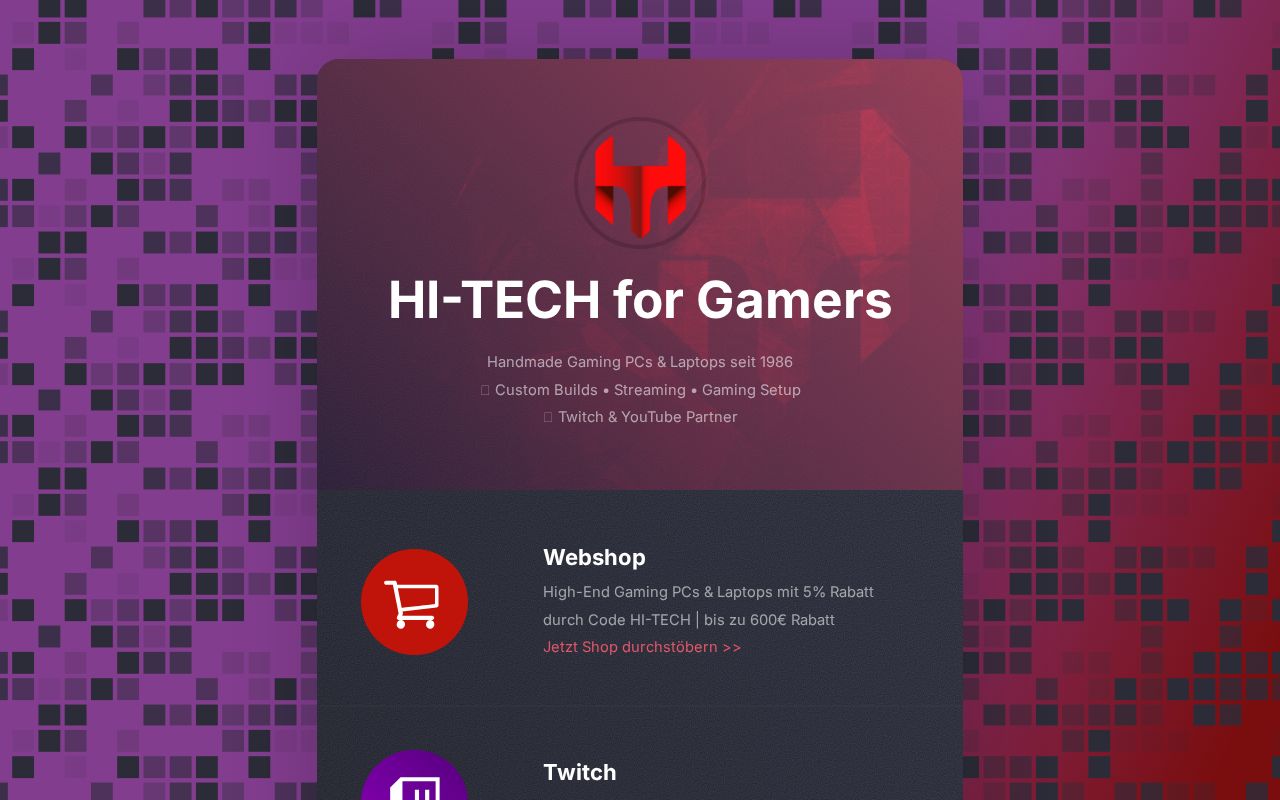 HI-TECH for Gamers